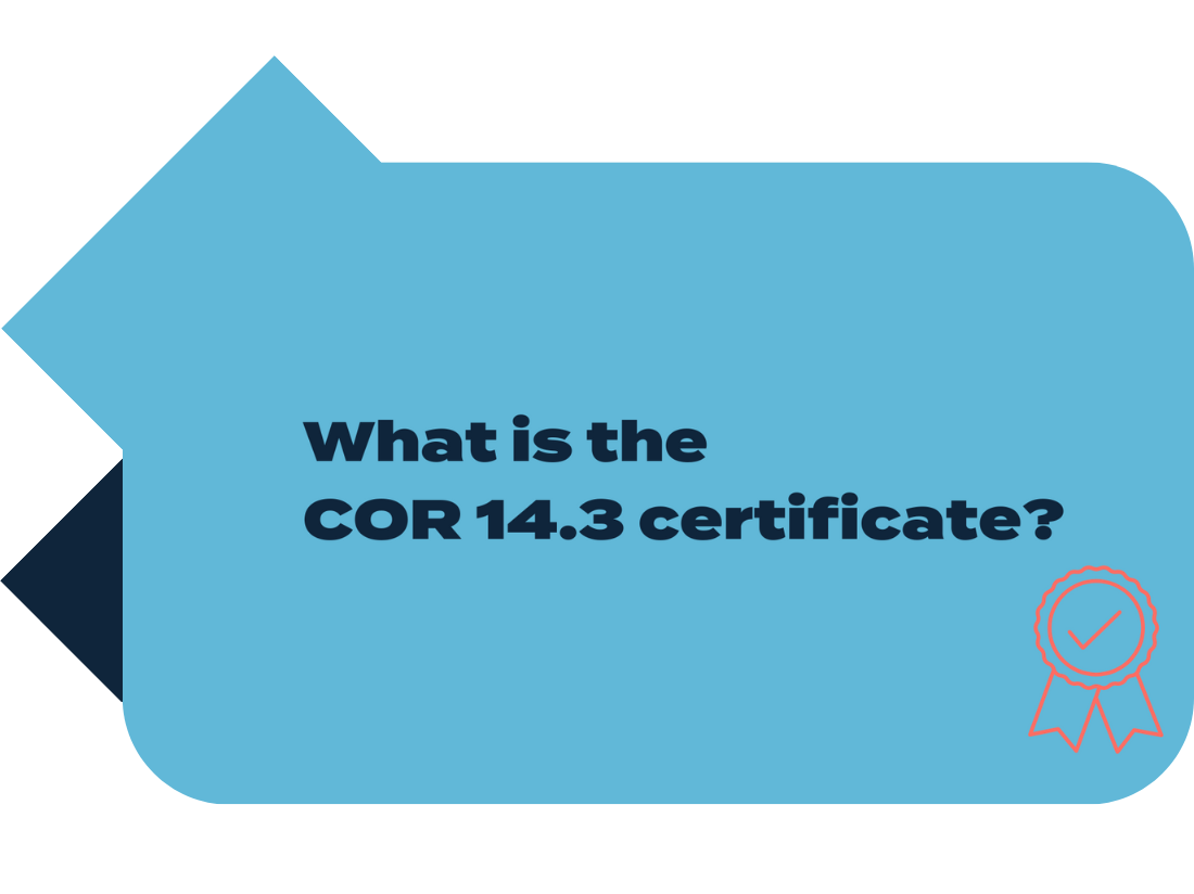 Get your business (COR 14.3) certificate ready? - Lula